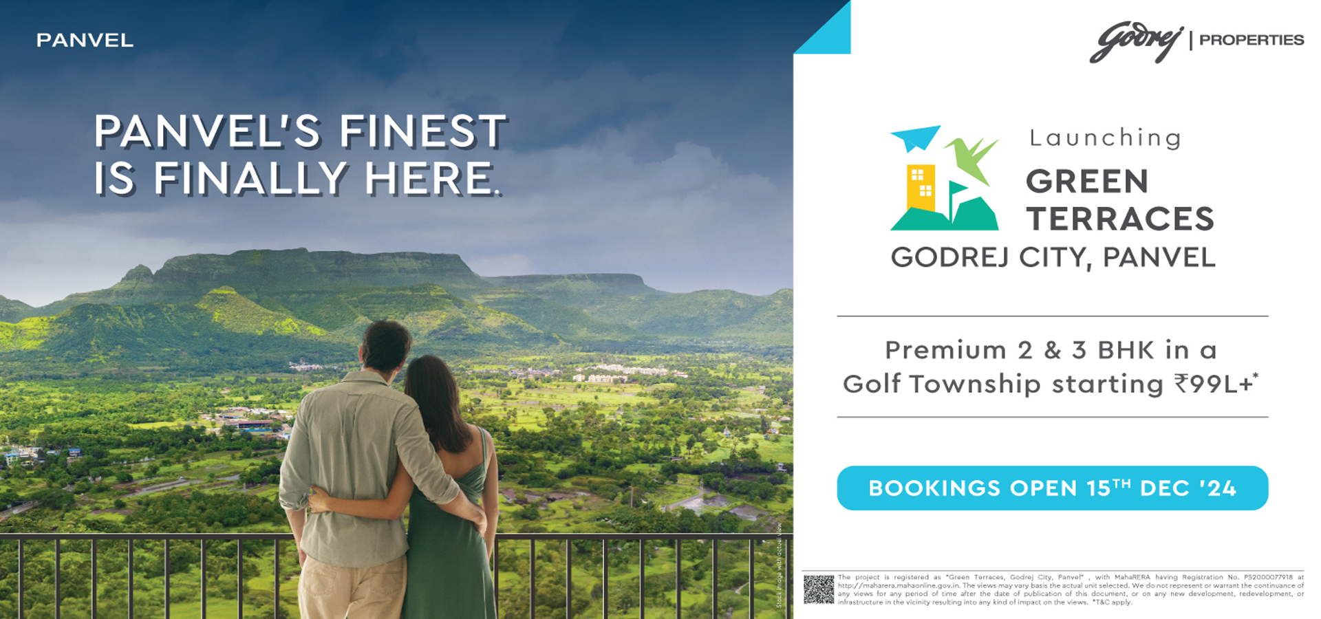 Godrej City Panvel, Godrej Green Terraces , Mumbai, 1,2,3 BHK Project